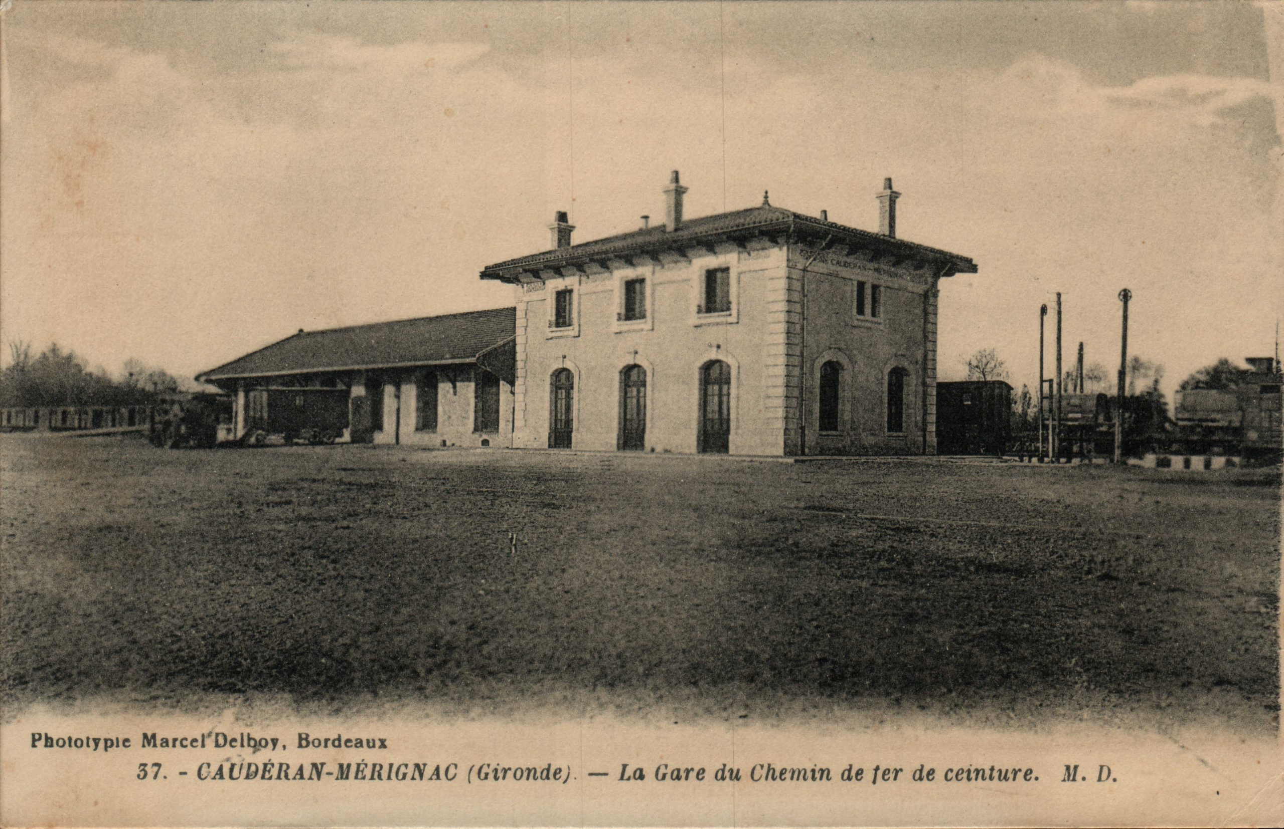 La ligne de ceinture et la gare de Caudéran-Mérignac : un siècle d’histoire ferroviaire et ...